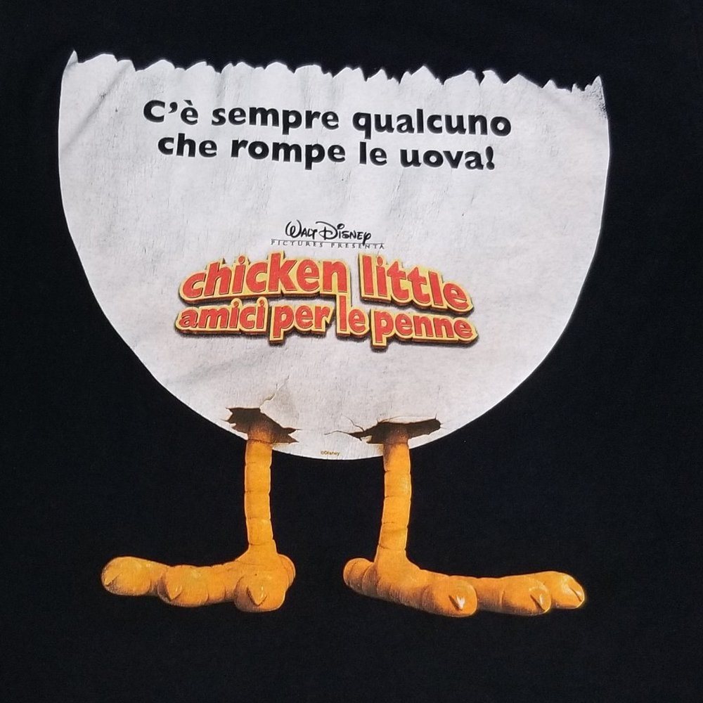 Vintage Disney Chicken Little Movie T Shirt Promo - Gem